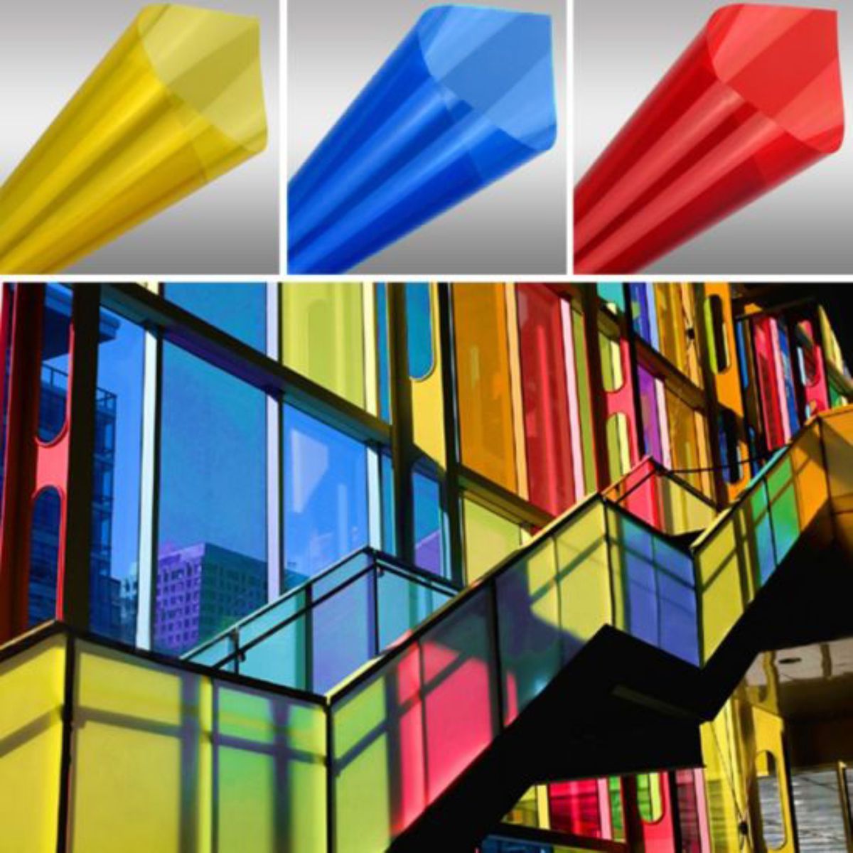 Klingshield Coloured Window Film (Yellow) - 150cm x 200cm